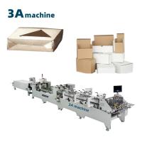 China Automatic Gluing Machine 3 Bottom Lock Dual Function for Cardboard Corrugated Boxes 1500mm for sale