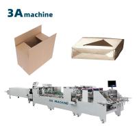 China 300m/min Dual Lock Bottom Semi Automatic Folder Gluer Machine for Corrugated Boxes for sale
