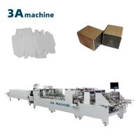 China Automatic Lock Bottom Folding Gluing Machine for 2-3 Layer Corrugated Paper for sale