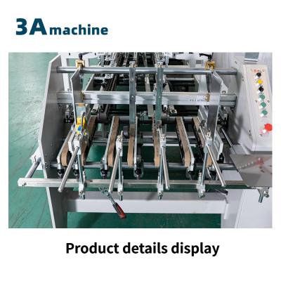Cina Macchina per ripiegare scatole ondulate con doppio blocco in fondo e colla laterale al modello 1300-JGKW in vendita