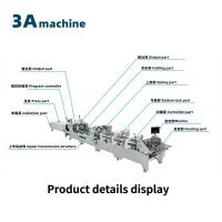 China Corrugated Box Dual Lock Bottom Spraying Cold Glue Machine 1600mm Width for sale