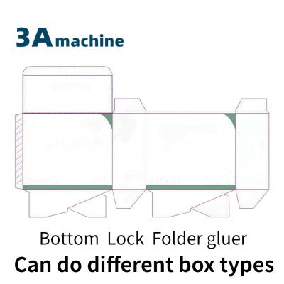Cina Motore elettrico SHH800AG-2 Automatic Folder Gluer Machine per 4 6 Corner Folding GS110 in vendita