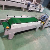 China PLC Controlled Automatic Paper Box Making Machine 580D Folder Gluer 7-40cm Unfolded Width for sale