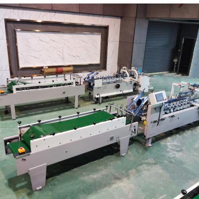 Cina Materiale di imballaggio in legno 3ACQ**580D PLC controllata macchina automatica per la produzione di scatole di carta in vendita