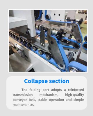 Cina 250 m/min Velocità di lavoro Macchina di incollaggio automatico per incollaggio e piegatura rapida della carta in vendita