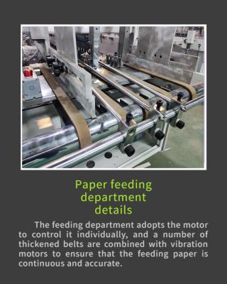 Cina 250 m/min Velocità di lavoro Macchina di incollaggio automatico per incollaggio e piegatura rapida della carta in vendita