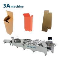 China 300m/min Bottom Lock Dual Corrugated Box Folder Gluer Machine with Hot Glue Function for sale