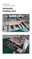 China Automatic Folder Gluer Machine for Corrugated Boxes with Pre Folding and Bottom Hook 1800mm for sale