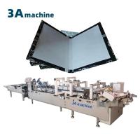 China Automatic Book Cover Double Side Pasting Machine 650mm Max Size 8.25m Length for sale