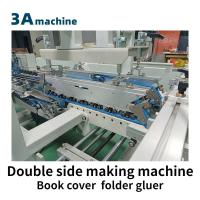 China Automatic Book Cover Double Side Pasting Machine 650mm Max Size 8.25m Length for sale