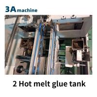 China Automatic Book Cover Side Pasting Machine CQT-800BS 150mm Minimum Box Size for sale