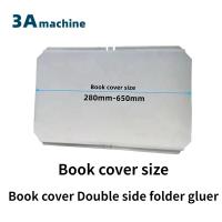 China CQT-800BS Automatic Book Cover Side Pasting Machine 650mm Max Workable Width for sale