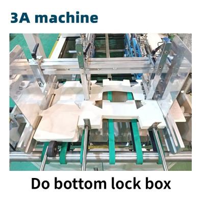 Cina Gluer per cartelle a serratura automatica per piegatura e incollazione precise in dimensioni 10*1.2*1.3m in vendita