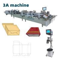 China Automatic CQT-900 Enhanced Folder Gluer for Bottom Lock and Side Glue Boxes 23-85cm for sale