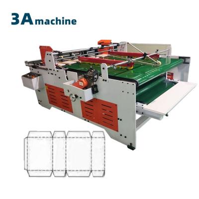 Chine CQT-1800JGKW Collageur semi-automatique de cartons ondulés pour presse à dossiers à vendre