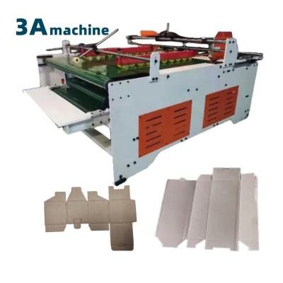 Chine CQT-1800JGKW Machine de formage du papier semi-automatique presses carton ondulé du dossier de colle à vendre