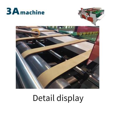China 1600 KG Capaciteit CQT2400 Semi-Automatische Gluer voor Glijmachine Te koop