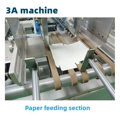 Cina 3.5m*1.1m*1.4m CQT-800 Box Folder Gluer Machine per la piegatura e incollaggio di scatole in linea retta in vendita