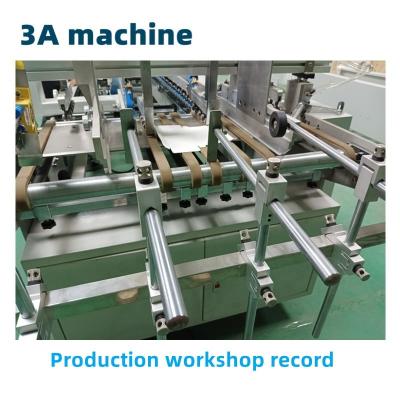 Cina 3.5m*1.1m*1.4m CQT-800 Box Folder Gluer Machine per la piegatura e incollaggio di scatole in linea retta in vendita