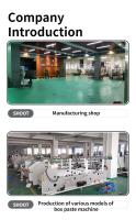 China PLC Controlled CQT-800 Automatic Folder Gluer Machine for Cardboard 15-75cm and Corrugated E 20-55cm Boxes for sale