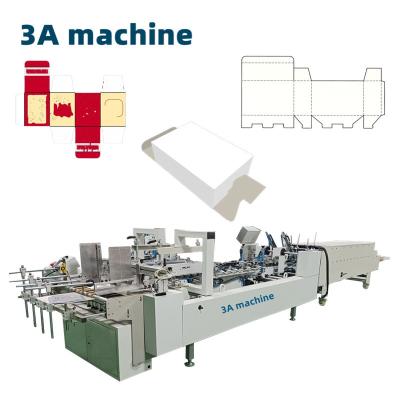 Cina 3A PLC CQT 800 Macchina di incollaggio pesante per scatole di cartone/cartucce corrugate a linea retta in vendita