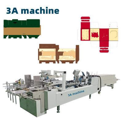 Cina Macchina per piegare la carta per cartone CQT 800/cartuccia corrugata a linea retta Mini Folder Gluer in vendita