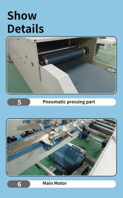 Cina Macchina per piegare la carta per cartone CQT 800/cartuccia corrugata a linea retta Mini Folder Gluer in vendita