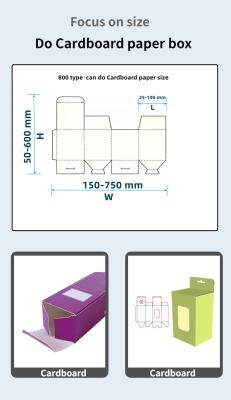 Cina Cartone/cartuccia corrugata a linea retta Automatica due pezzi cartone cartone cartone macchina adesiva in vendita