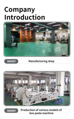 Cina Cartone/cartuccia corrugata a linea retta Automatica due pezzi cartone cartone cartone macchina adesiva in vendita