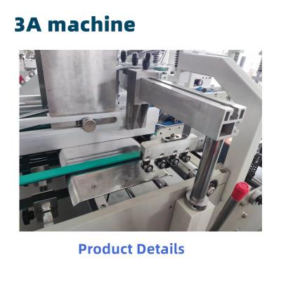 Cina Macchina adesiva per cartelle automatica ZH 800 Casella adesiva laterale azionata elettricamente Casella retta in vendita