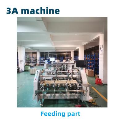 Cina Voltaggio 380v CQT-1300 Casella di flauto a tre strati corrugata Macchina adesiva per cartelle automatiche in vendita