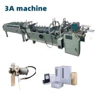 China Automatic Continuous Feeding Paper CQT580-UV Folder Gluer Machine for Box Folding 580mm for sale