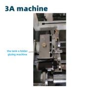 China Automatic Box Folder Gluer Machine 220V for Wood Packaging Case Folding and Gluing for sale