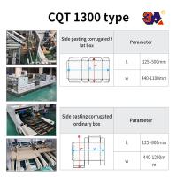 China Automatic Folder Gluing Machine for Straight Line Box Bottom Lock 1500mm for sale
