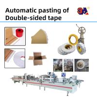 China Automatic Folder Gluing Machine for Straight Line Box Bottom Lock 1500mm for sale