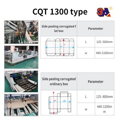 Cina Macchina per la collazione di cartoni corrugati Cartone CQT-800A Tipo di carta 200g-650g in vendita