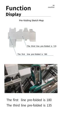 Cina CQT-900 Folding Box Machine Tipo migliorato Box Folding Glue per facile imballaggio del caso in vendita