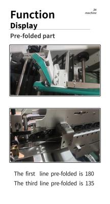 Cina CQT-900 Folding Box Machine Tipo migliorato Box Folding Glue per facile imballaggio del caso in vendita
