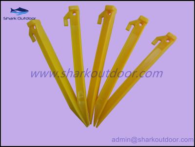 China High quality 23cm plastic tent peg for sale