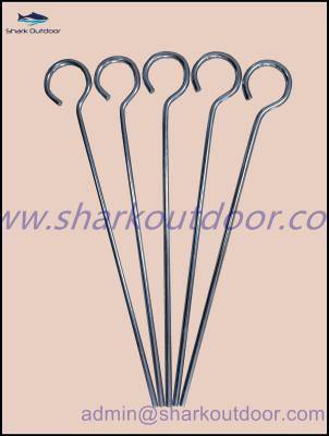 China Round head steel wire tent pegs for sale