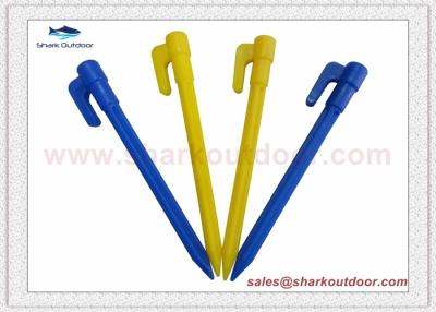 China High quality PP or ABS plastic tent peg for softer ground 6 in. for sale