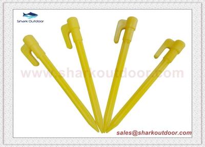 China Hot selling lightweight plastic tent peg for outdoor camping 6 in. for sale