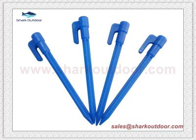 China Hot selling lightweight plastic tent peg for softer ground 6 in. for sale