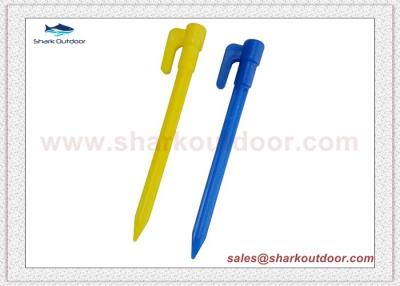 China Environment-friendly safety plastic tent peg for beach tent large tent 6 in. for sale