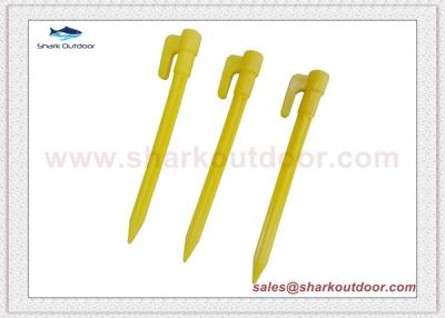 China Environment-friendly safety plastic tent peg for softer ground 6 in. for sale
