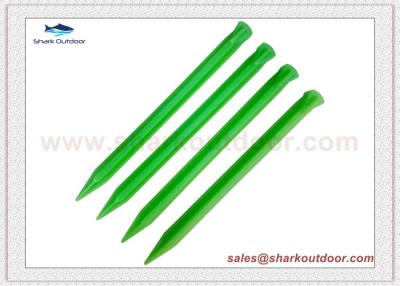 China 30cm Longer bold environmental plastic tent peg/flat nails for sale