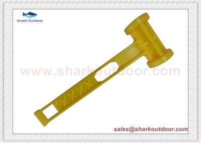 China High quality PP or ABS plastic tent peg hammer mallet for outdoor camping for sale