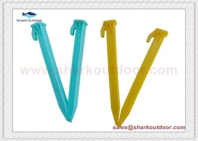 China Plastics Helix Endurable Camping Awning Tent Stakes Pegs Pins for sale
