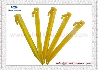 China Ultralight ABS Plastic Tent Pegs for Outdoor Camping Beach Trip Tent Accessories for sale