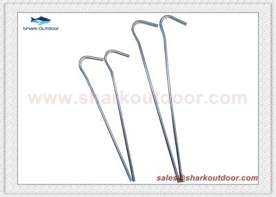 China Wire Tent Pegs Heavy Duty Steel Net Peg Camping Tent Hook 7 Inch for sale